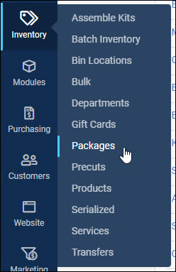 Packages - How to Create Package Deals