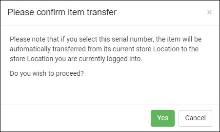 Flexible Serialized Inventory
