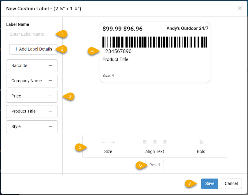 Creating and Managing Custom Labels