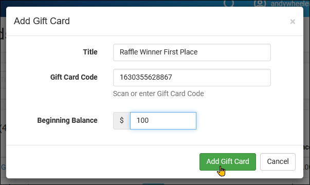 Gift Cards
