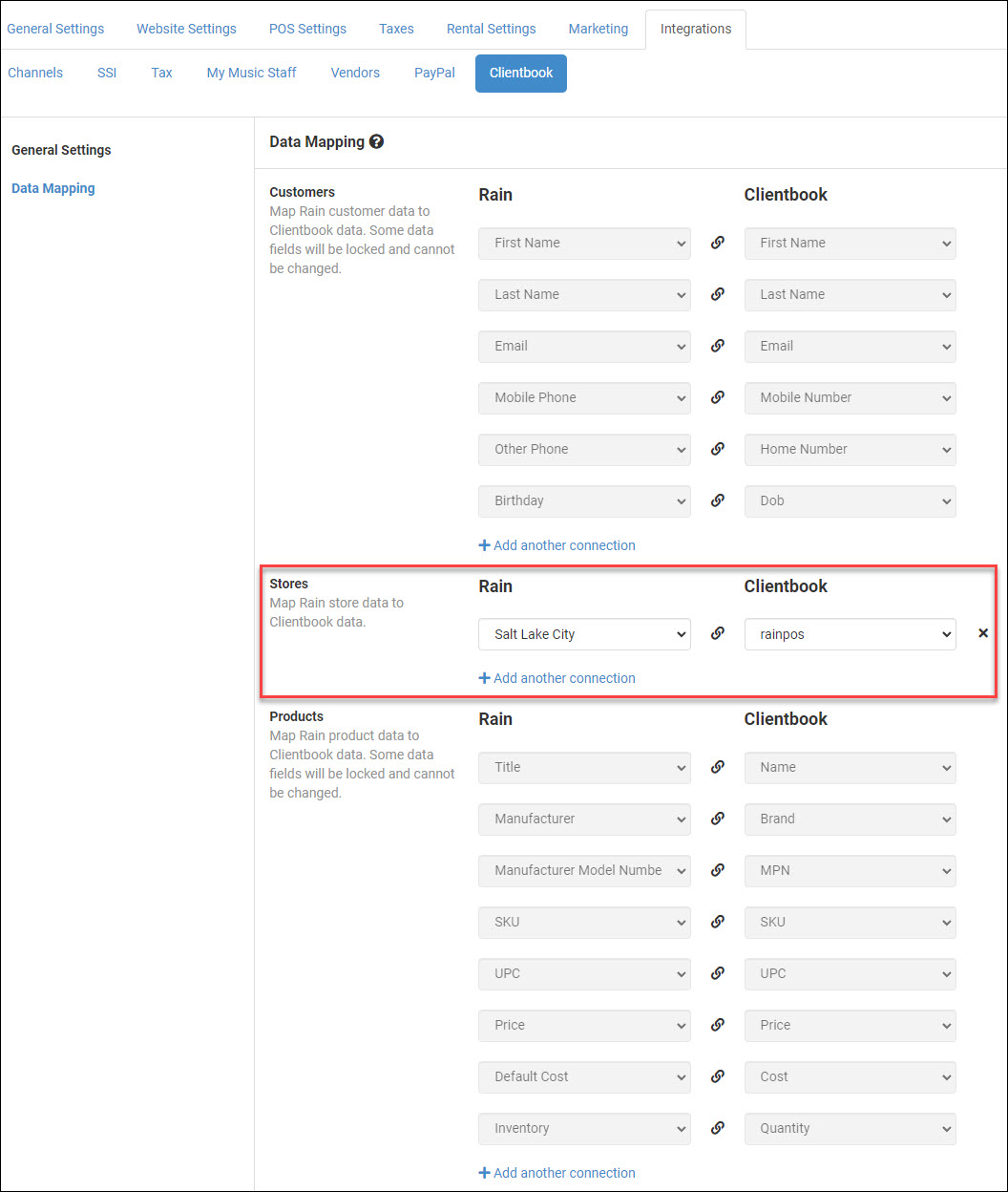 Clientbook Integration