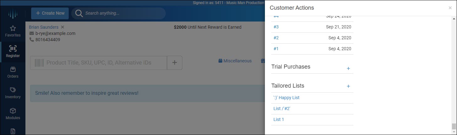 Clientbook Integration